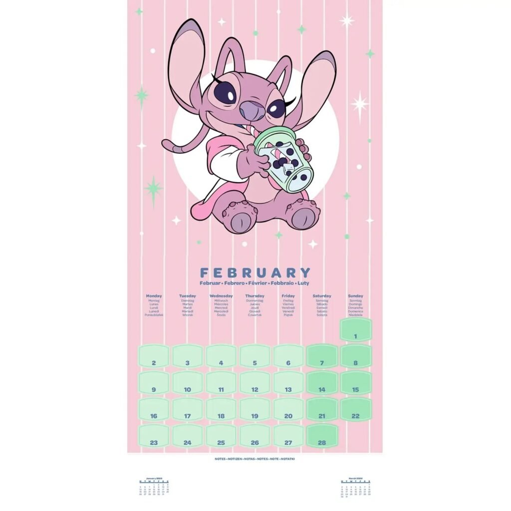 Lilo & Stitch Official 2026 Square Calendar - Underworld Vapes